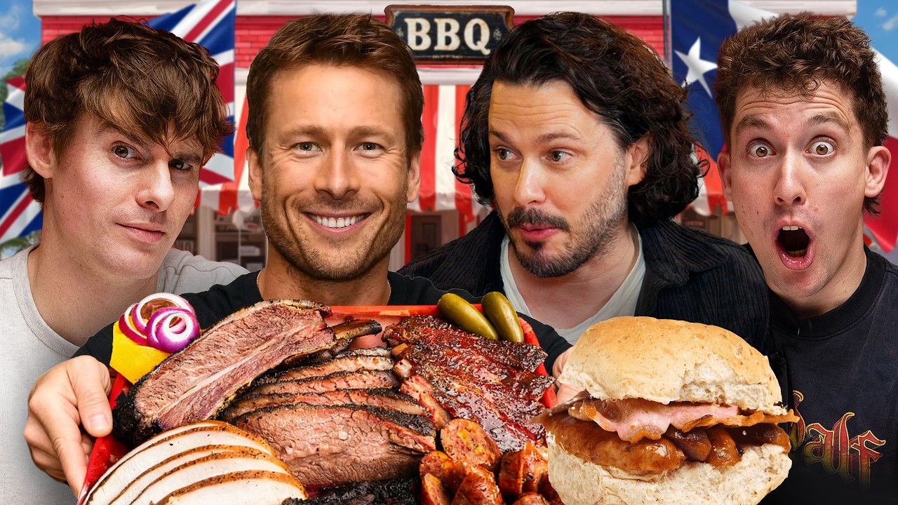 American vs English BBQ ft. Glen Powell & Edgar Wright