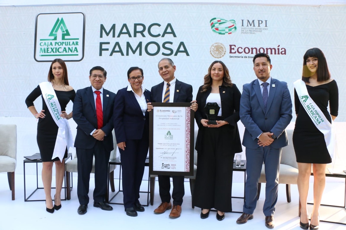 Caja Popular Mexicana recibe “Marca Famosa”, máxima distinción del IMPI