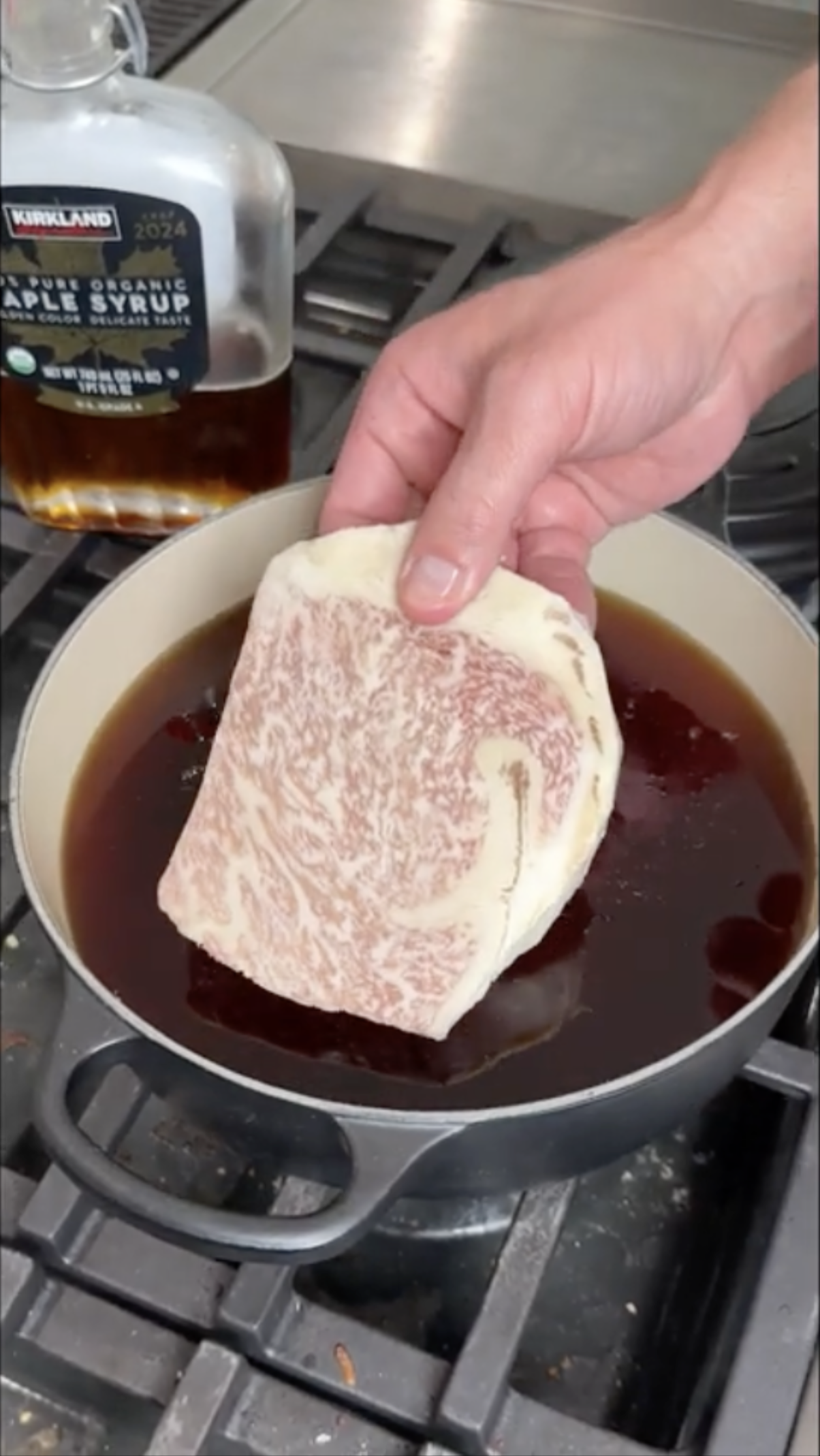 Wagyu Steak Meets Maple Syrup