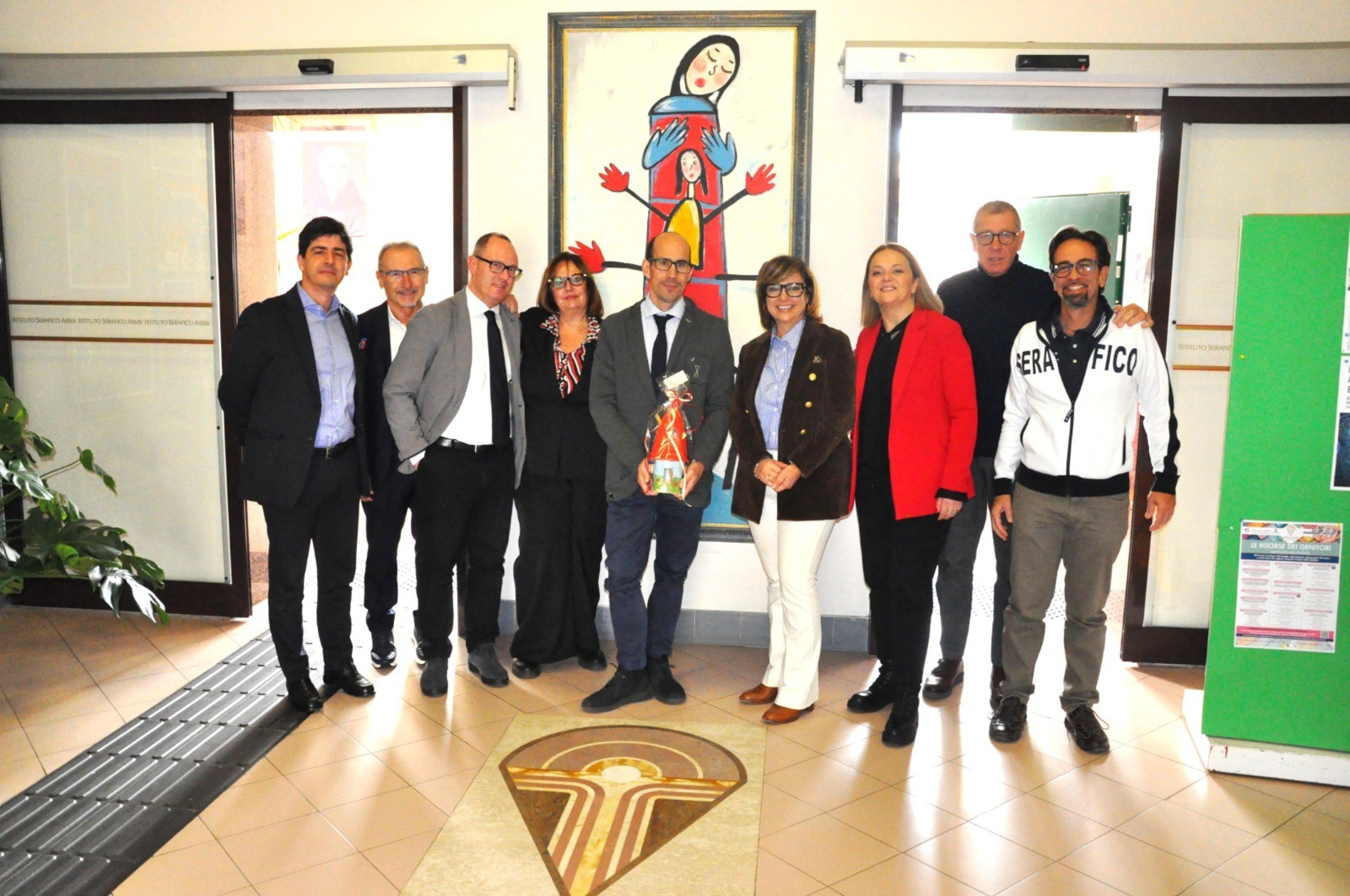 La direzione Usl Umbria 1fa visita al Serafico di Assisi