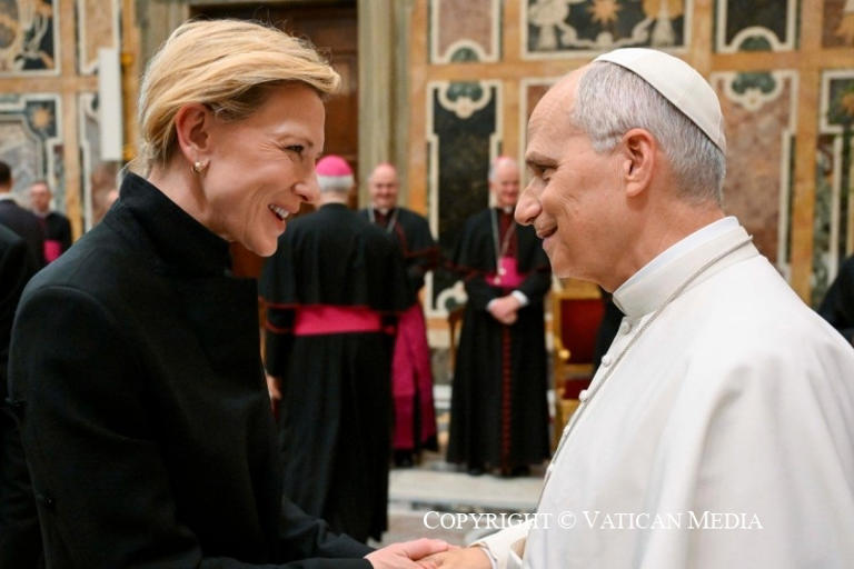Pope Leo, in audience with Hollywood stars, sends 'love letter' to ...