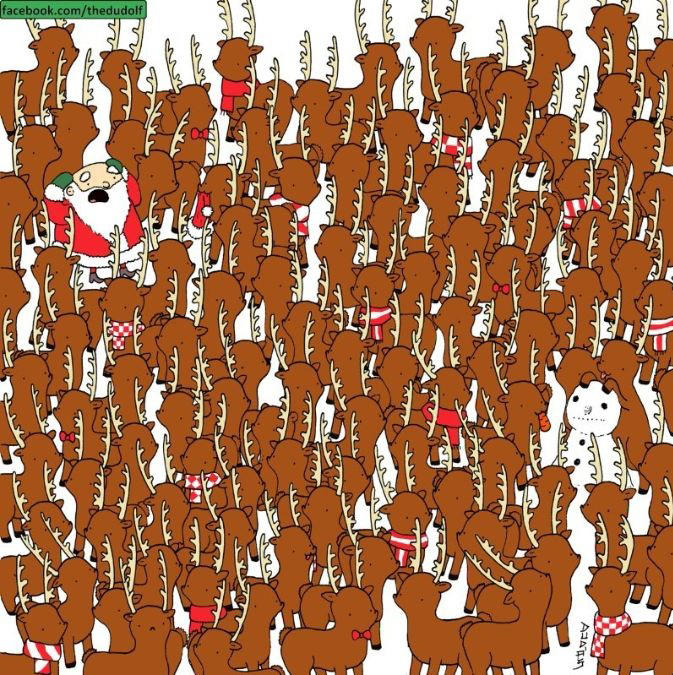 Challenge Your Observation Skills! Can You Spot A Rudolph Hidden ...