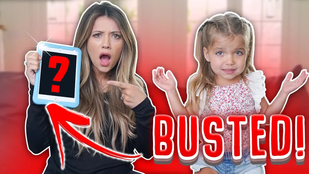 Went through Taytum's tablet *she is busted!*