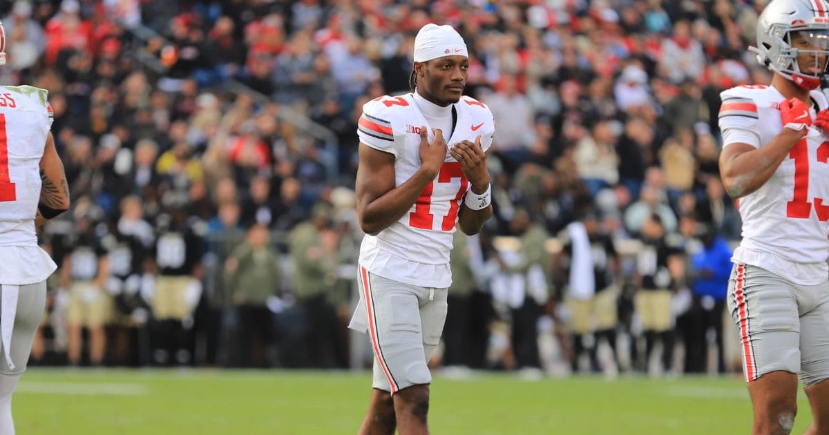 Carnell Tate injury update: Buckeyes star receiver out vs. UCLA