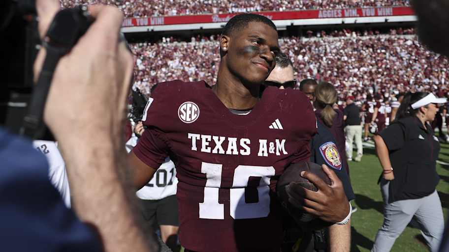 Marcel Reed acknowledges viral Texas A&M meme in most fitting way possible