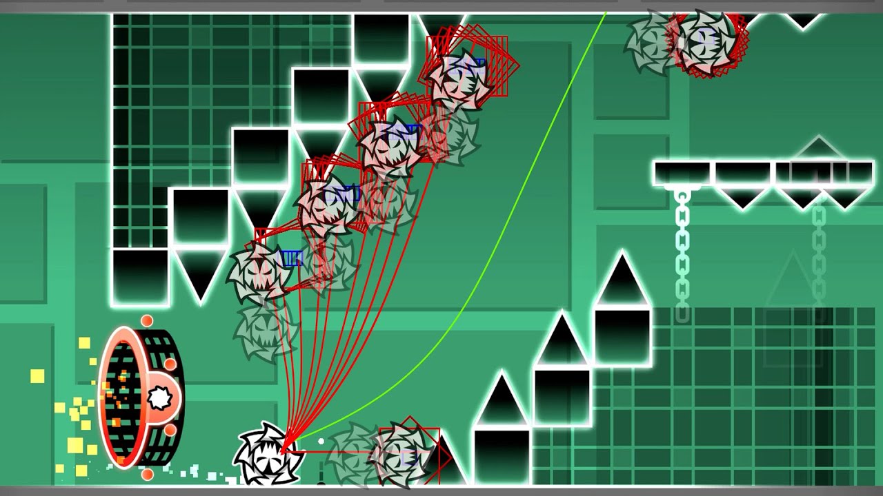 Artificial intelligence beat The Nightmare 100% - Geometry Dash 2.2