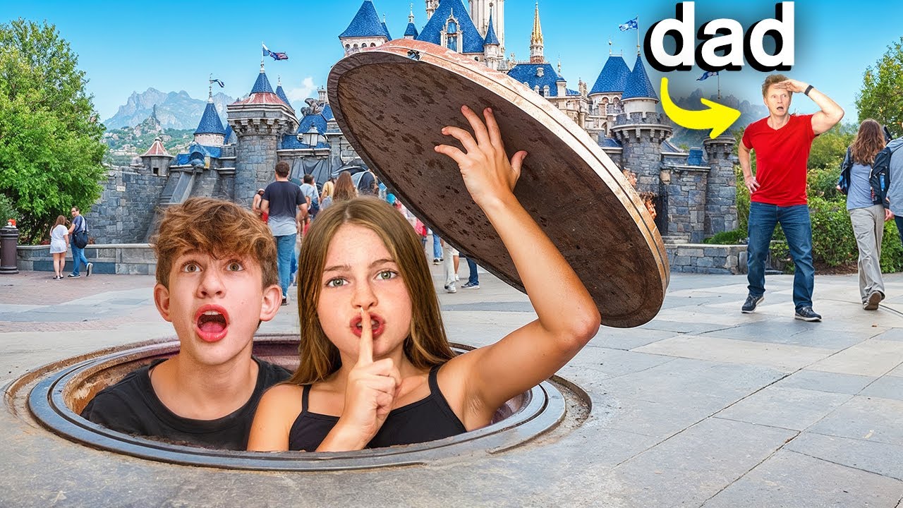 We played hide and seek at Universal! 🎉