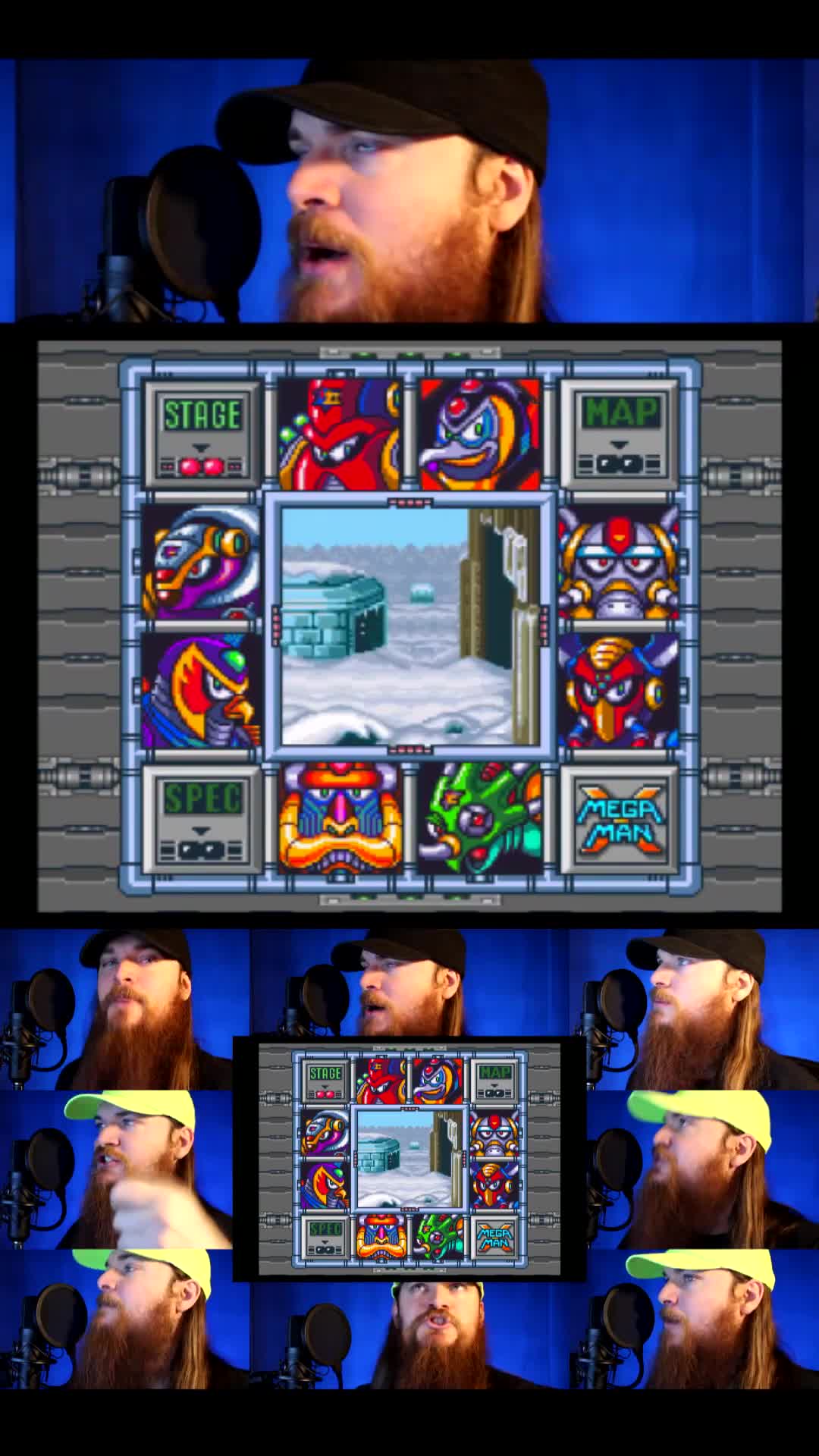 Mega Man X stage select 🎵 #megaman #megamanx #snes #supernintendo # ...