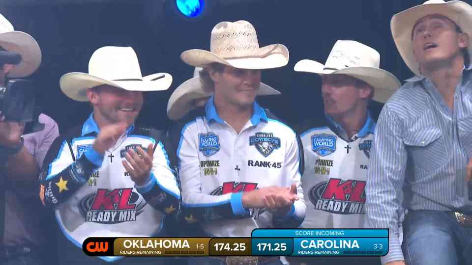 Clay Guiton’s 87-Point Ride Seals Victory for Carolina Cowboys