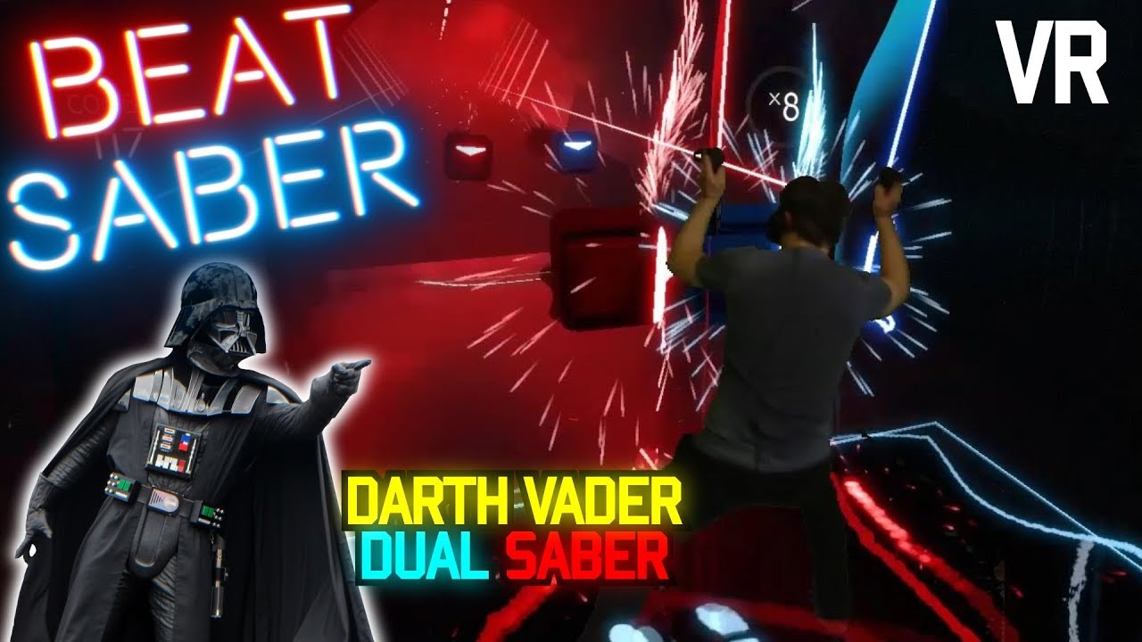 Beat Saber mixed reality - Darth Vader dual mod