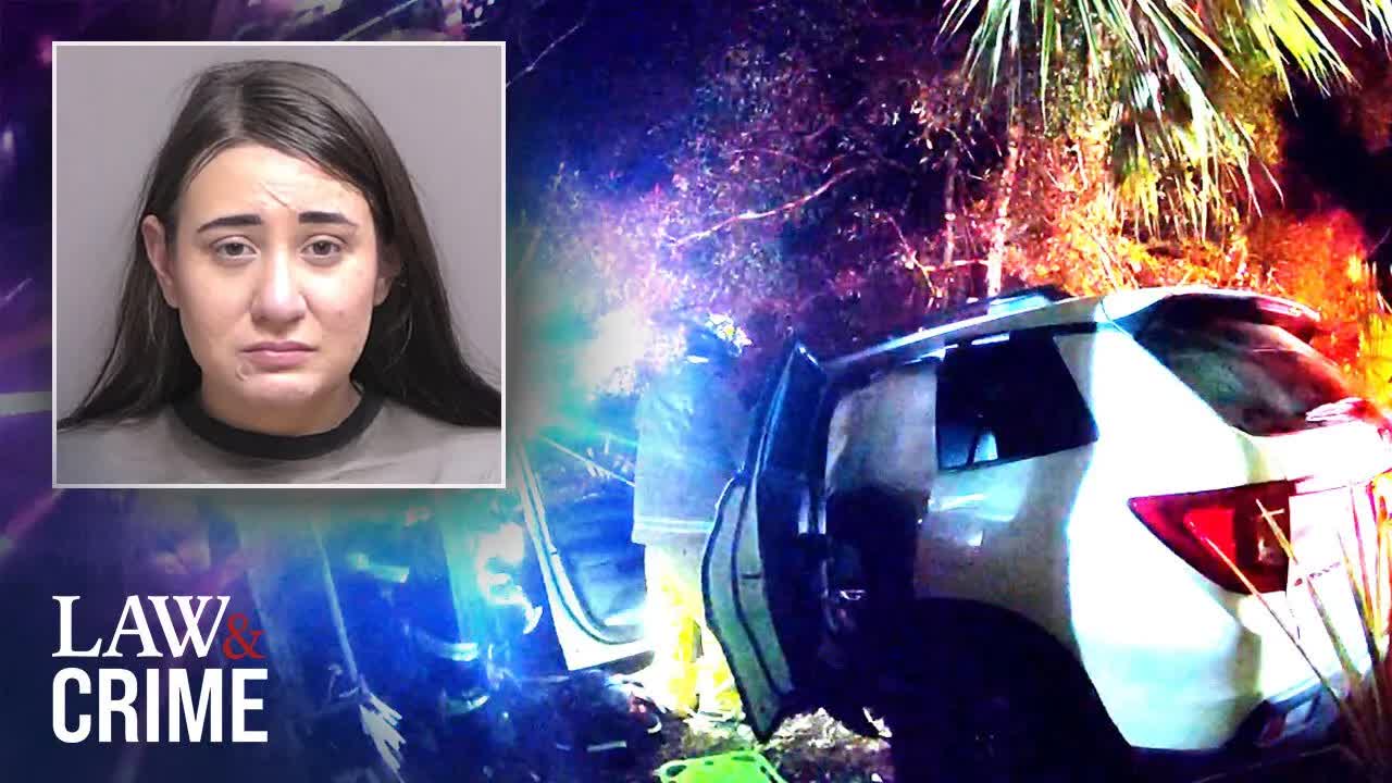 Woman screams after trying to kill boyfriend in crash: Police