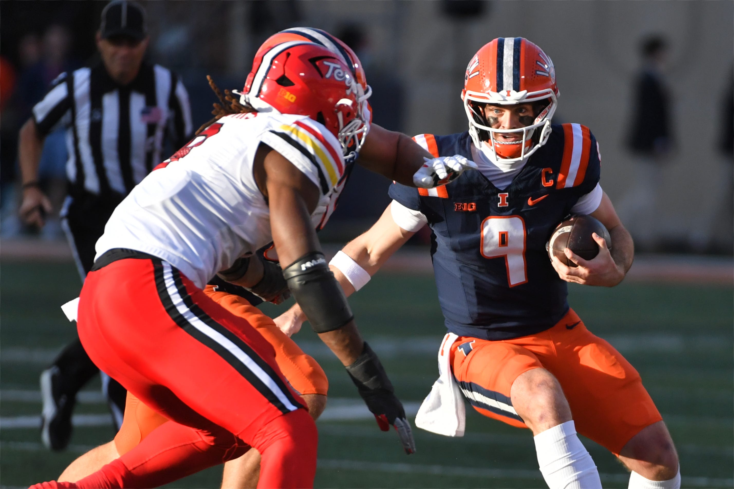 Illinois football vs. Maryland live updates: Luke Altmyer, Illini lead ...