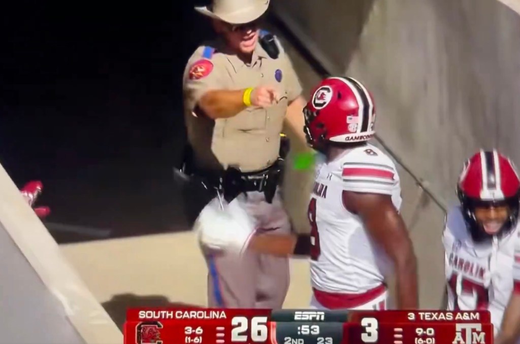 State trooper removed from Texas A&M game after shoving South Carolina ...