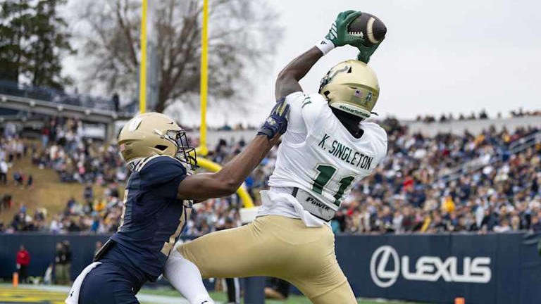 USF's College Football Playoff hopes implode as Navy runs over the Bulls