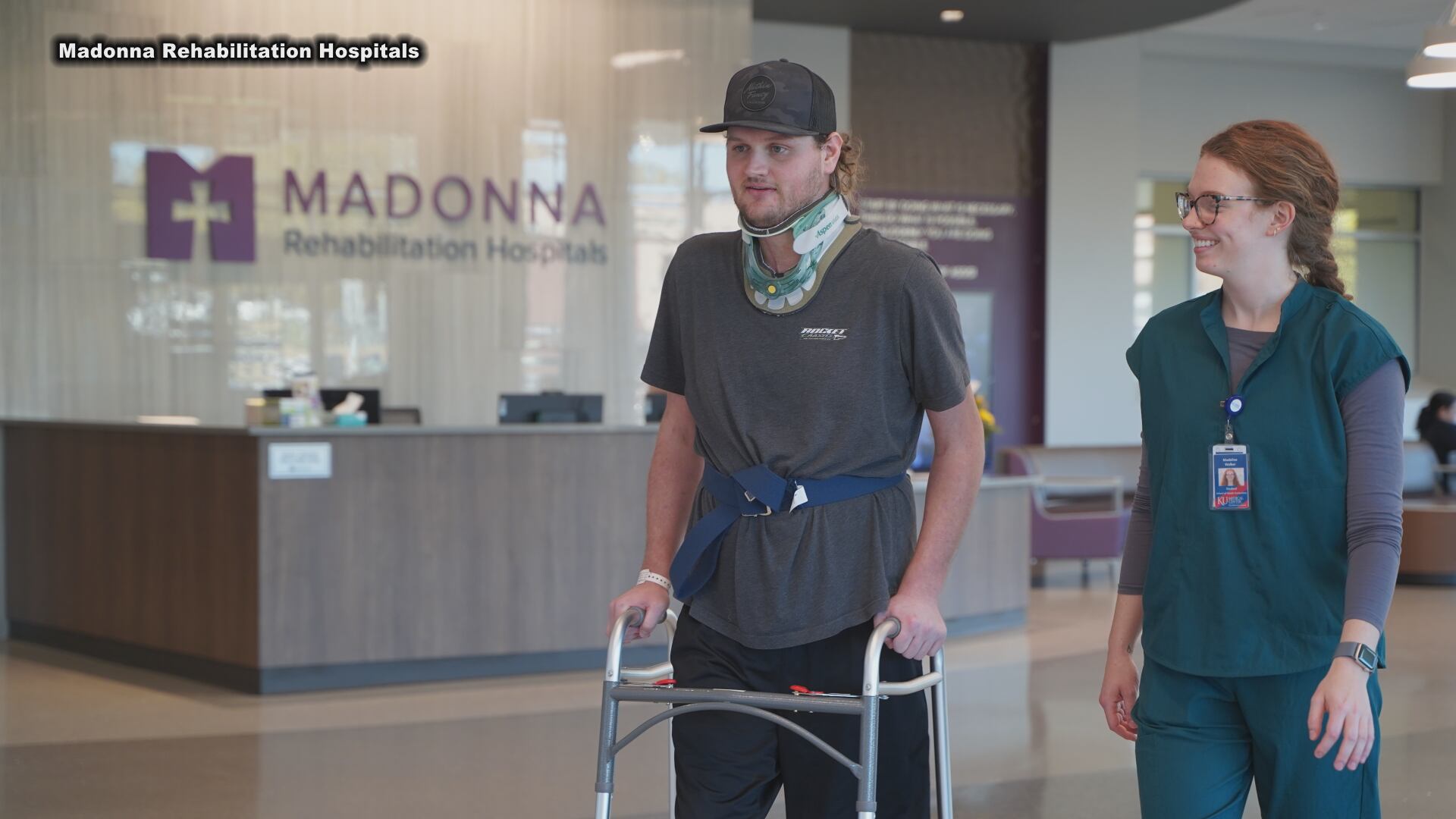 Valley City race car driver walks again after breaking neck in crash