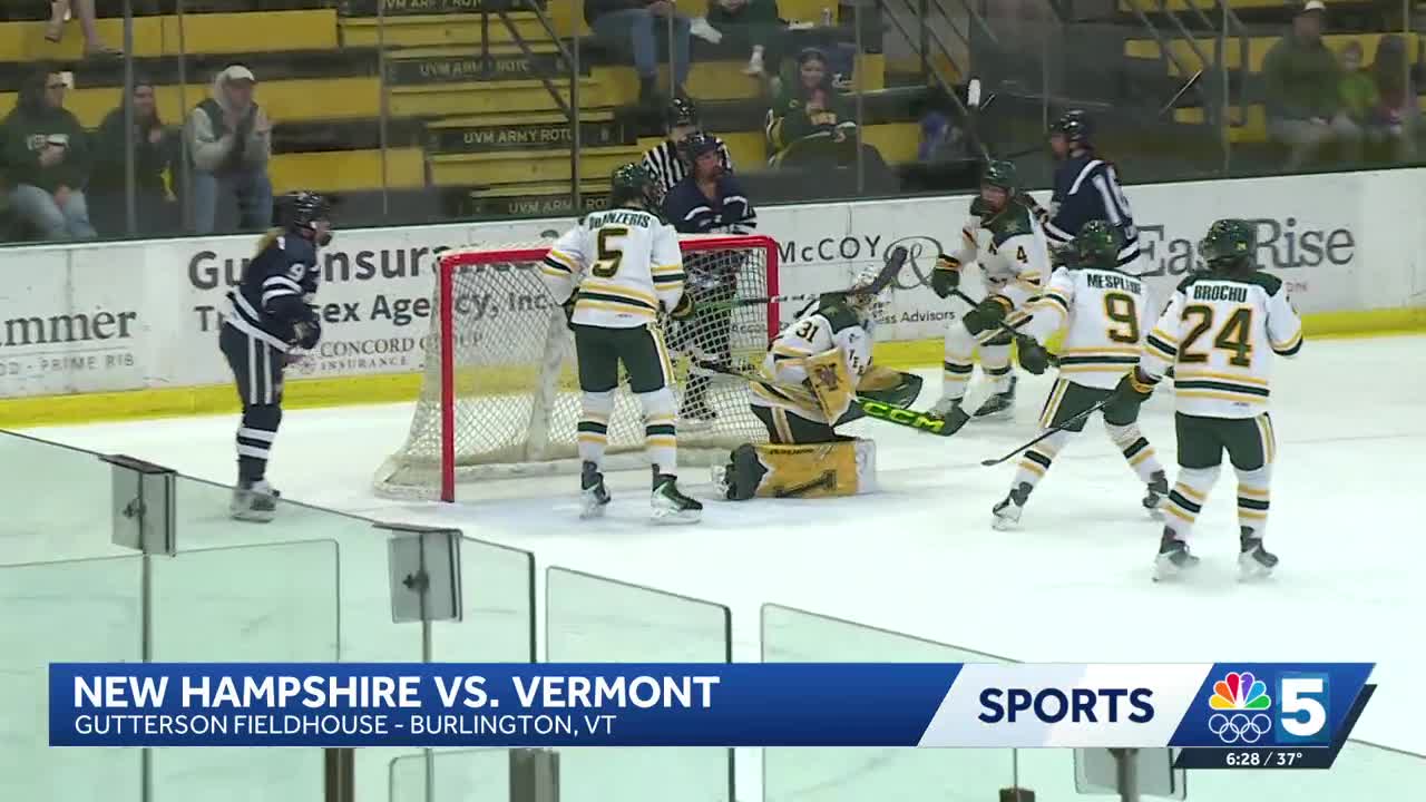 University of Vermont women's hockey team snaps three game losing skid