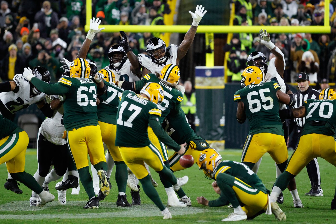 Packers kicker Brandon McManus doubtful for Giants game because of quad ...