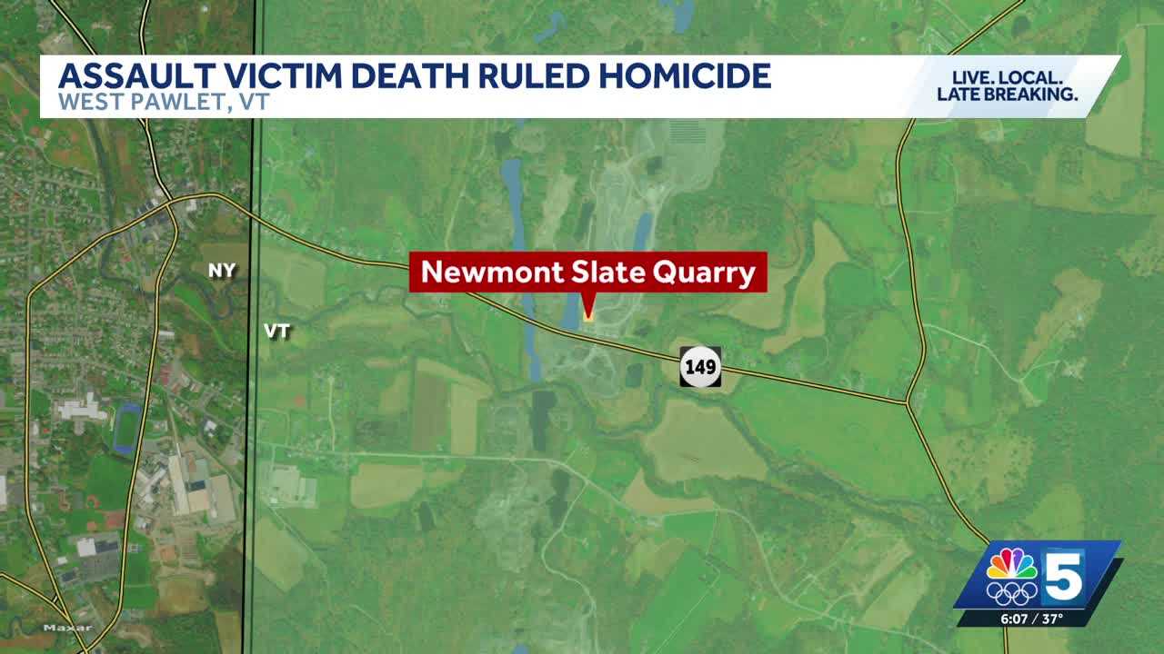 Vermont quarry assault victim hospitalized since August dies