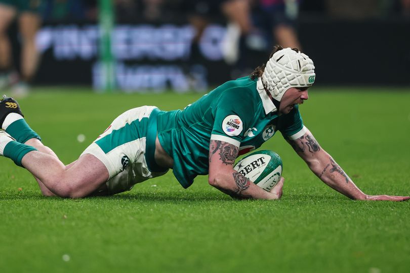Mack Hansen bags a hat-trick for Ireland as they storm past Australia ...