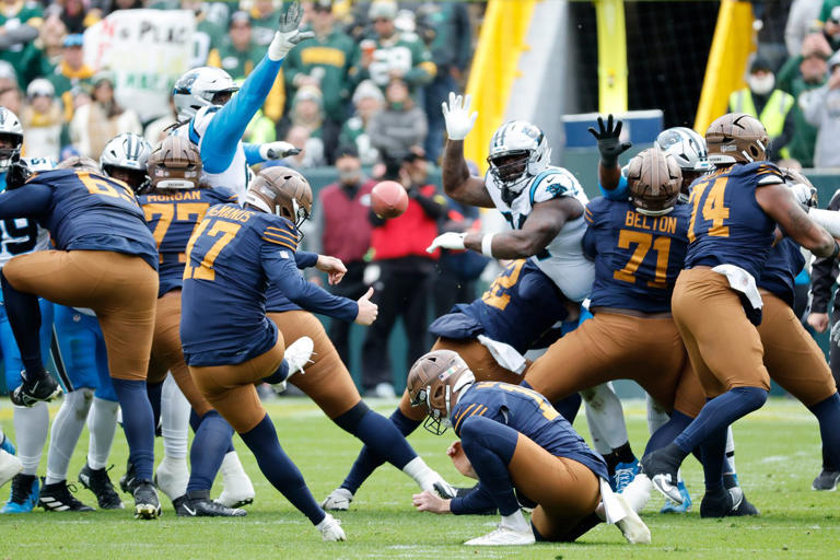 Packers kicker Brandon McManus doubtful for Giants game because of quad ...