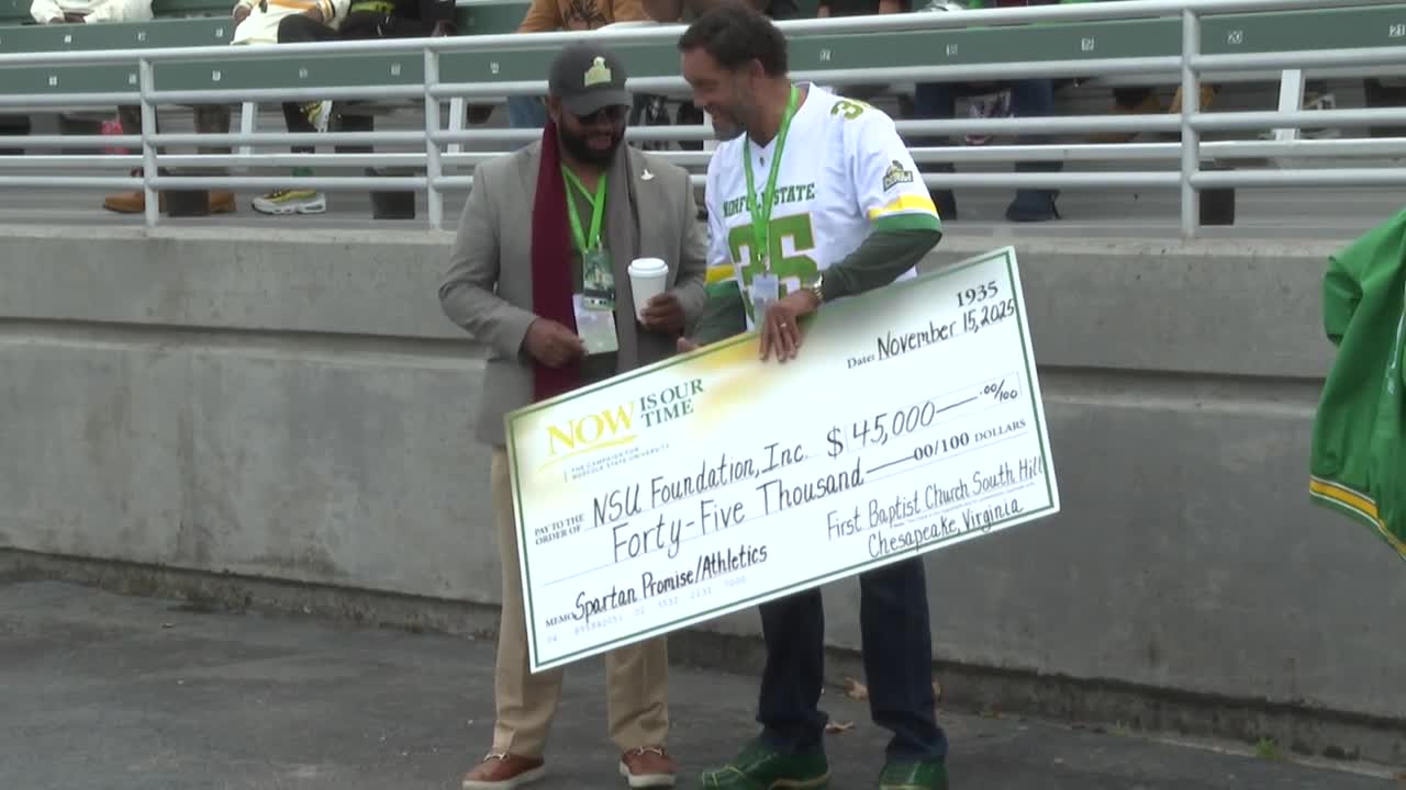 Chesapeake church donates $45,000 to Norfolk State University ...