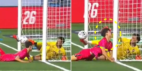 Bolivian Goalkeeper Prevents Lee Jae-sung's Injury
