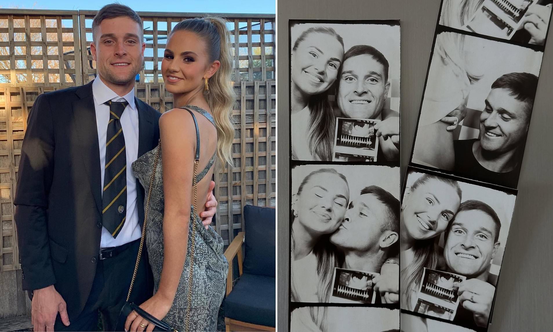 Baby joy! AFL star Jayden Short and his wife Maddy expecting their ...