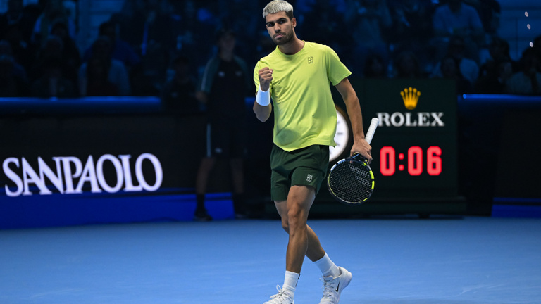 Hozta a papírformát Alcaraz Torinóban, idén hatodszorra döntőzhet Sinnerrel