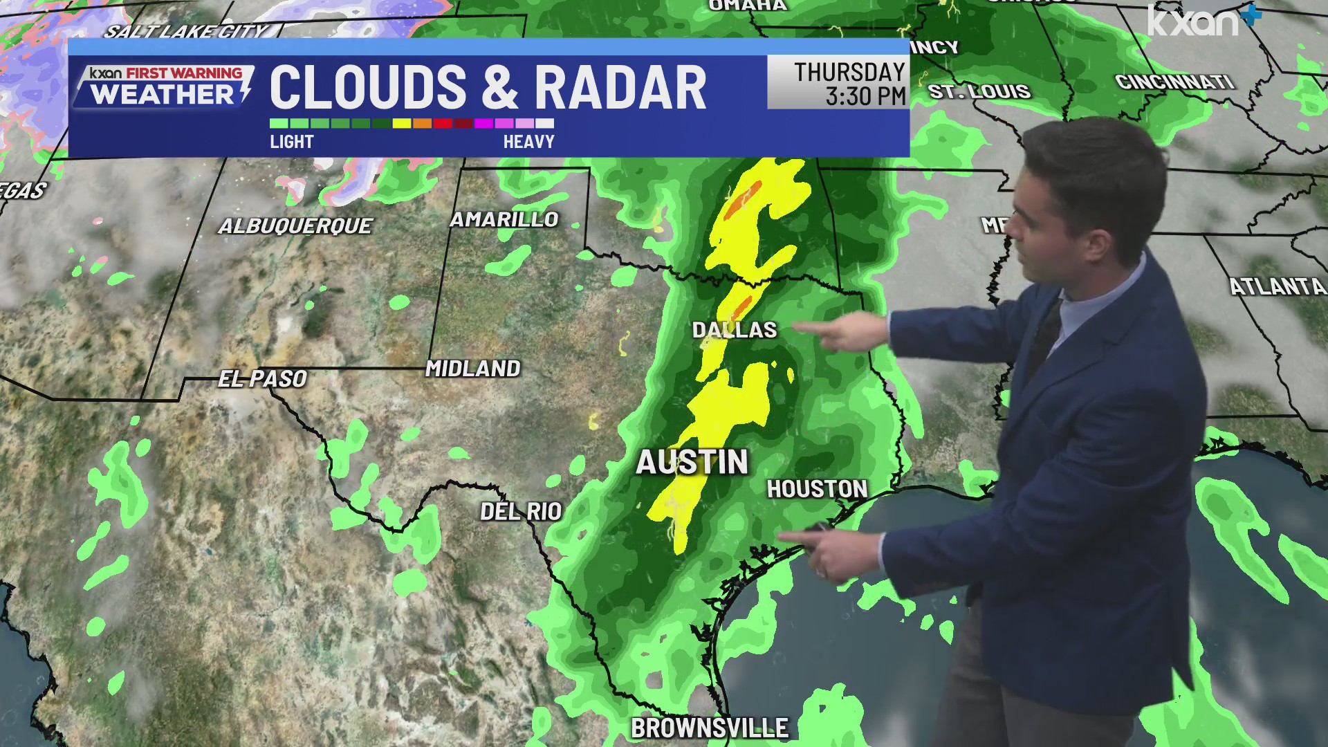 Near record heat followed by showers and storms | KXAN Weather Forecast ...
