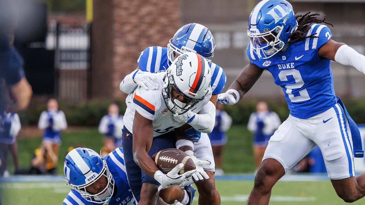 No. 19 Virginia powers past Duke 34-17