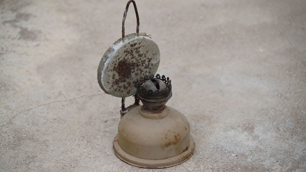 Do not throw away old oil lamp! Make a gasoline Stove