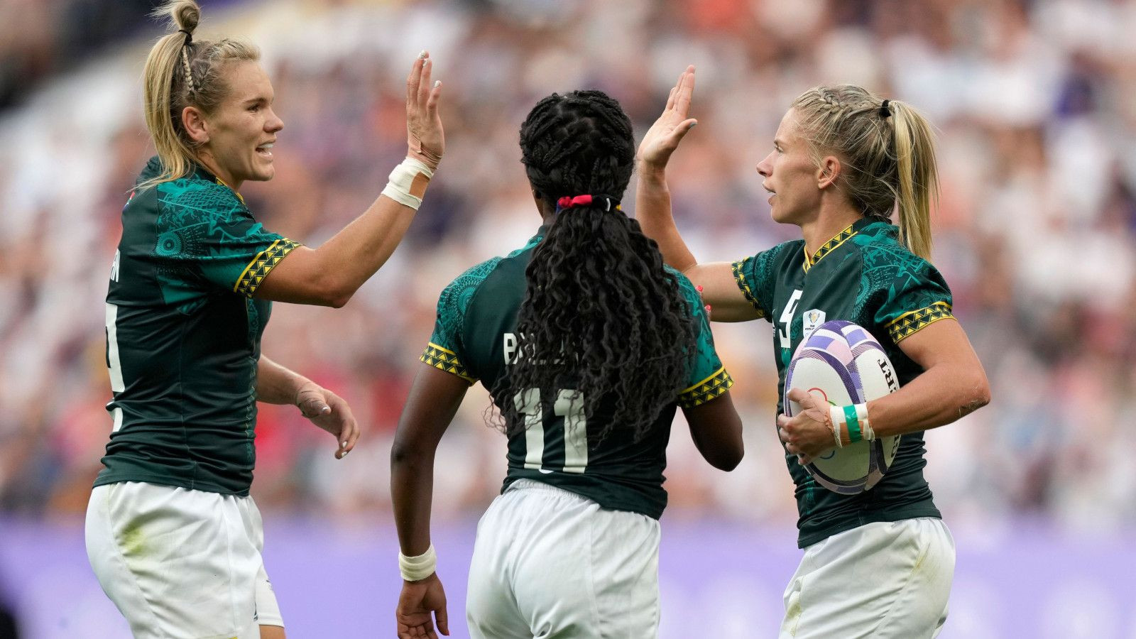 Springbok Women's Sevens storm into Africa Cup quarters with 17-try blitz