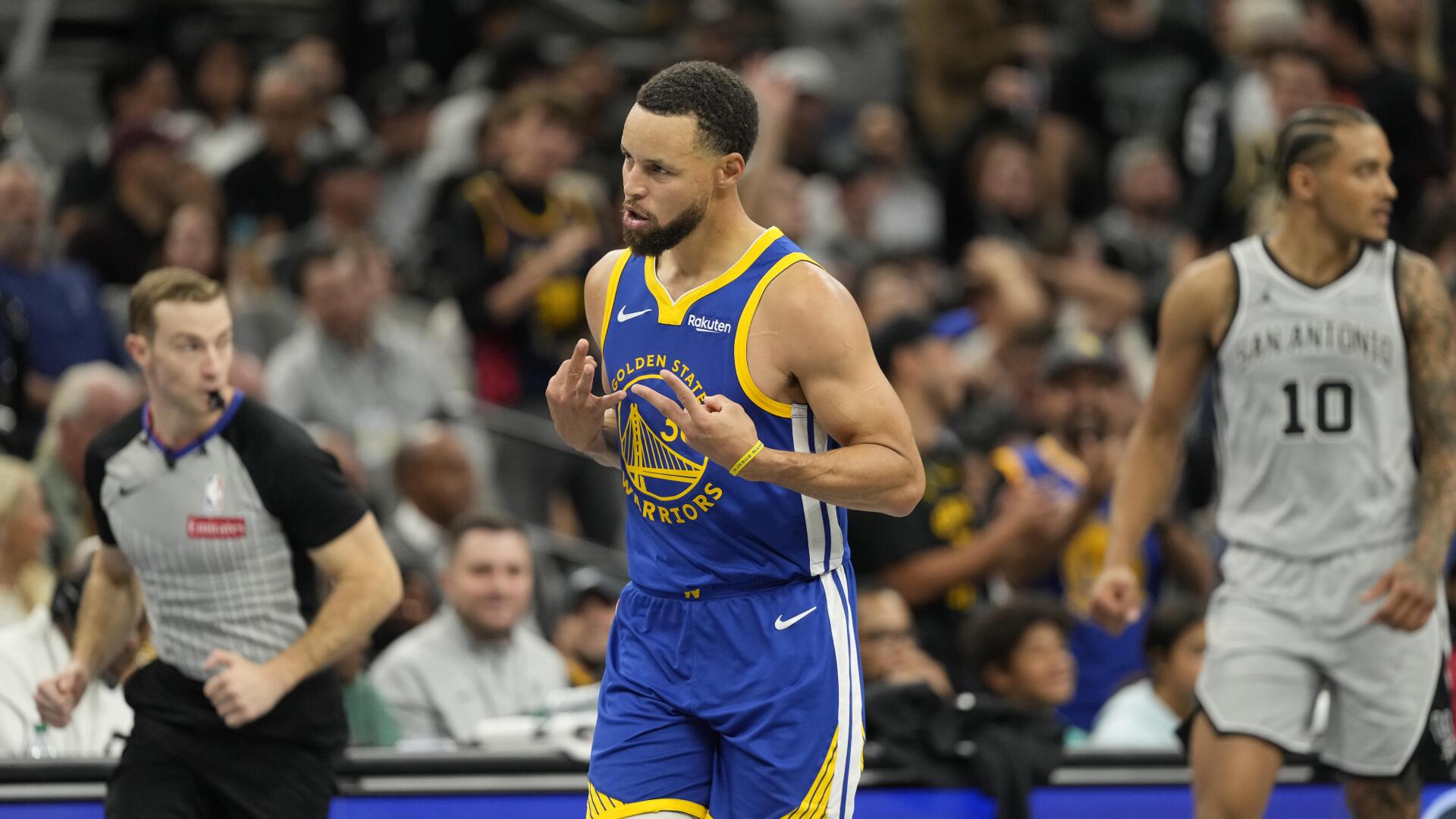 Watch Stephen Curry drop 49 on Spurs, tie Michal Jordan for most 40 ...