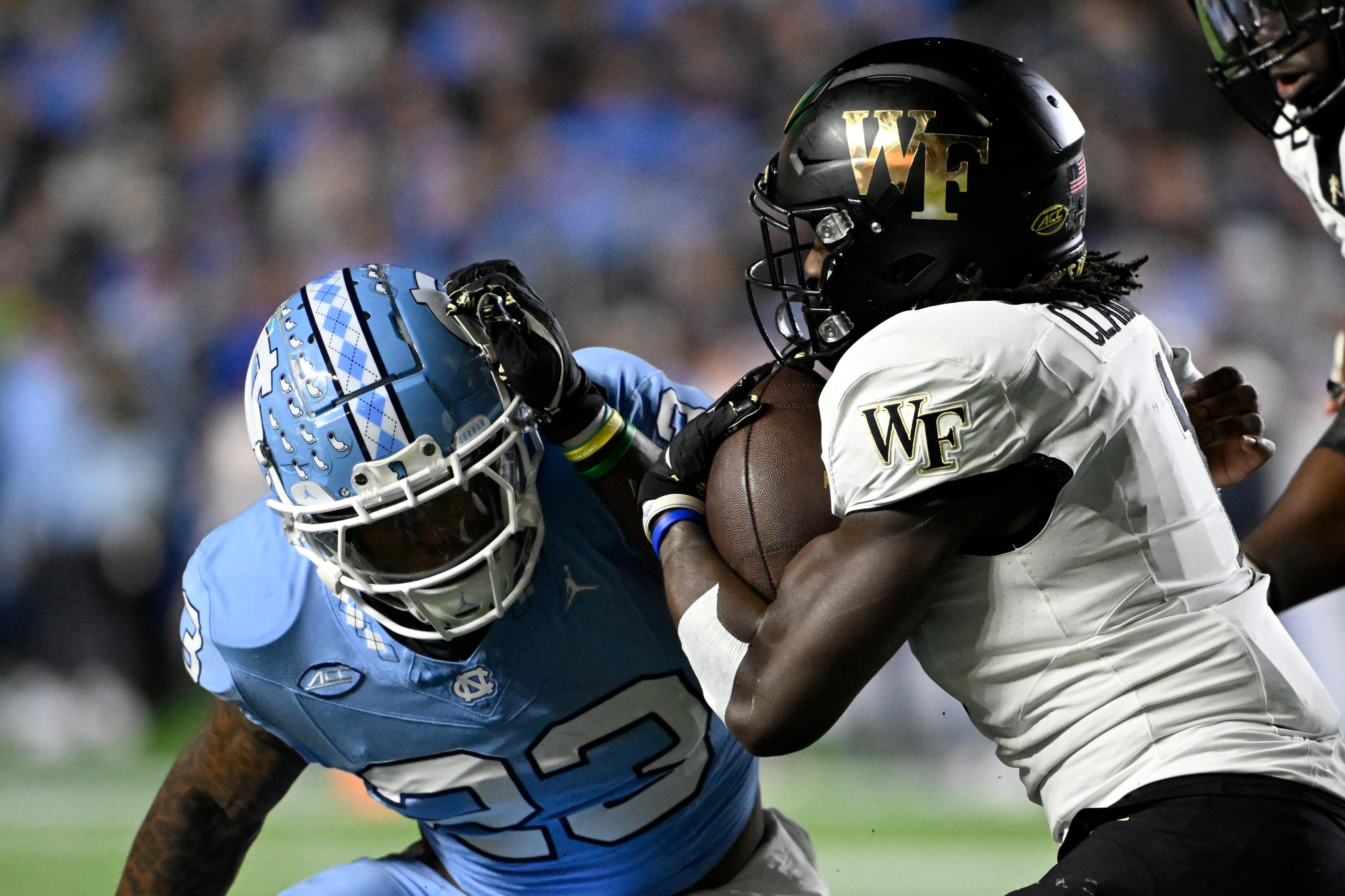 UNC football vs Wake Forest highlights as Demon Deacons beat Bill ...