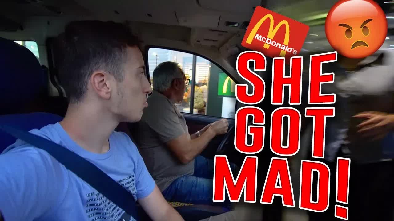 Crazy McDonald's Employee Stopped Us At Drive Thru!