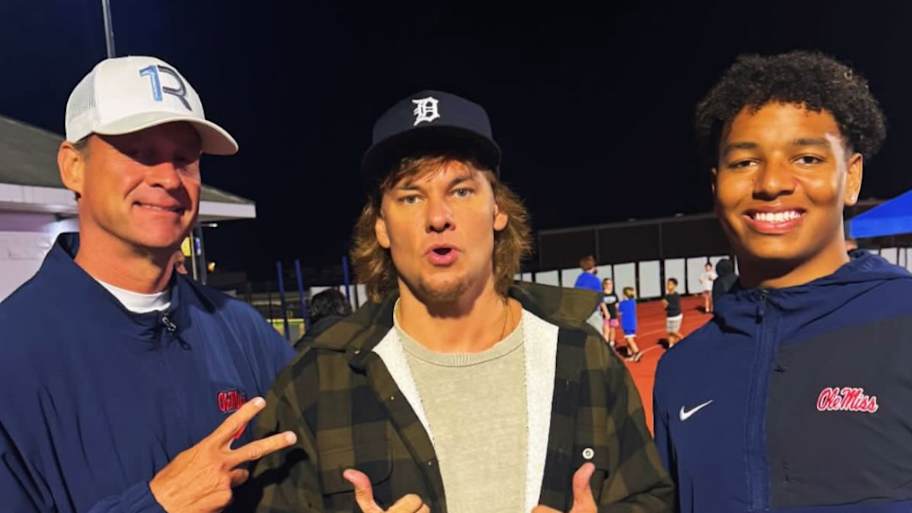 Lane Kiffin's wife Layla mistaken for blonde hugging Ole Miss coach ...