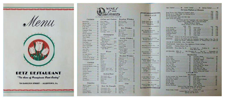 Vintage Menus Reveal What Dining Out Was Like in the 1950s