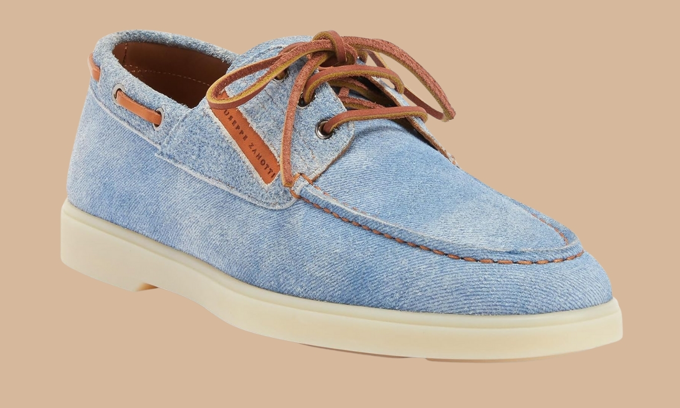 These Giuseppe Zanotti boat shoes redefine casual luxury