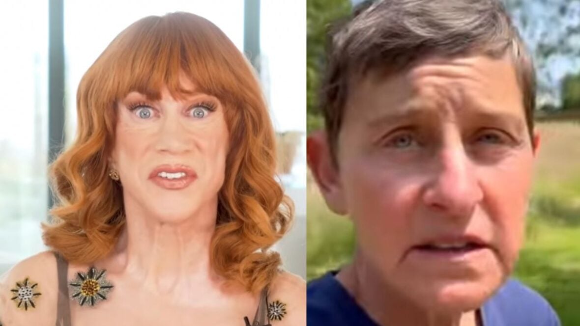 Kathy Griffin Shares Her Thoughts on Ellen DeGeneres Feud