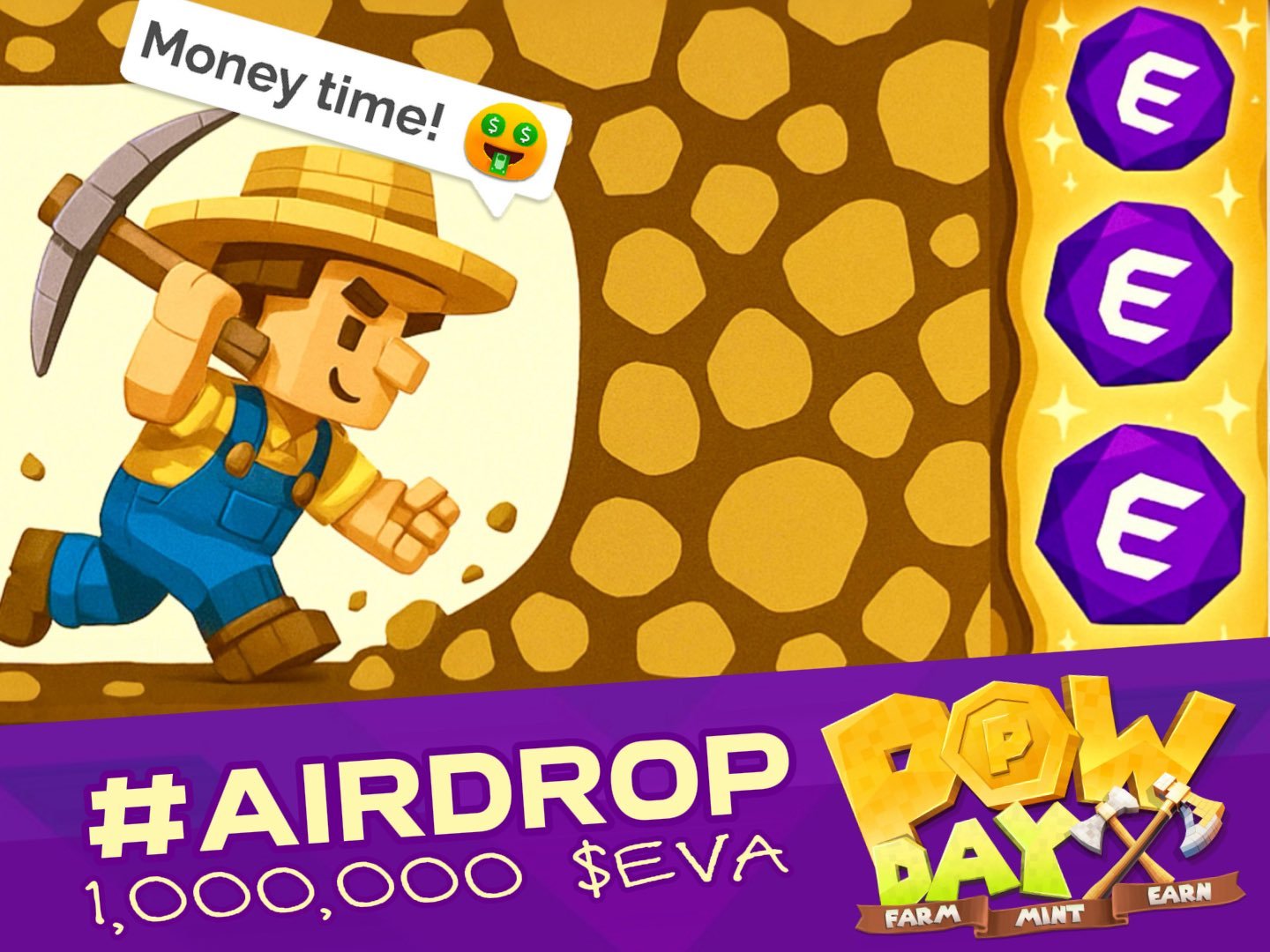 Evah Studio Launches $EVA Token with Airdrop and Powday Farm Integration