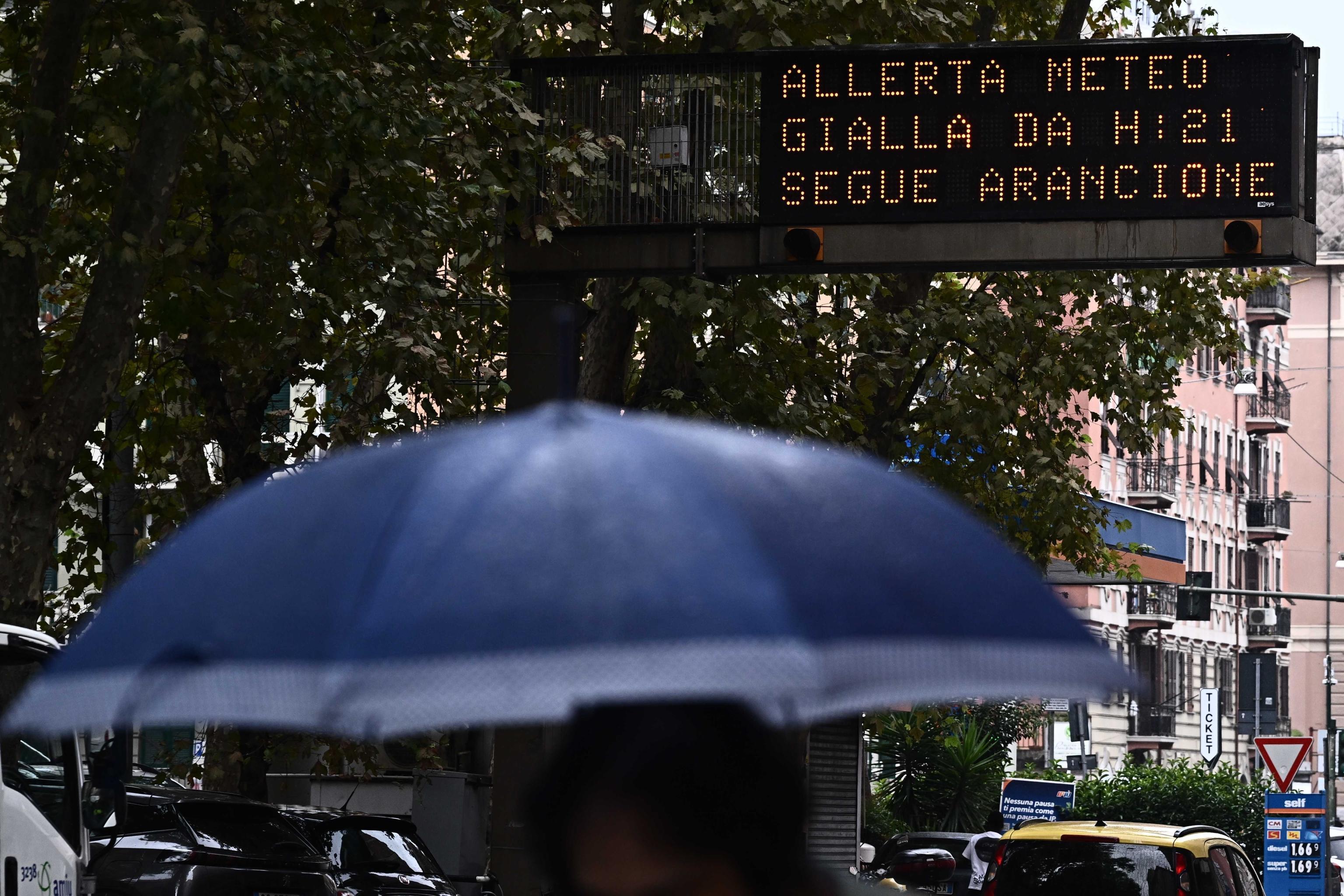 Maltempo: allerta arancione in Emilia-Romagna e Liguria