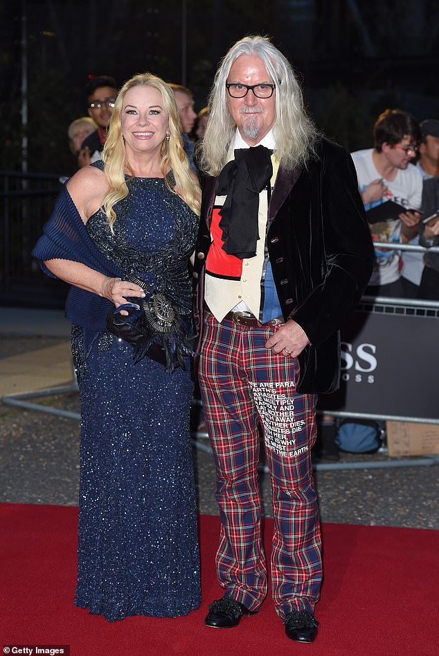 Emotional scenes as Sir Billy Connolly makes rare appearance to accept ...