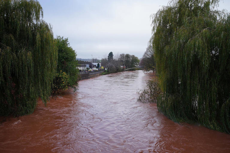 Dozens rescued or evacuated in Wales as Storm Claudia floods Monmouth