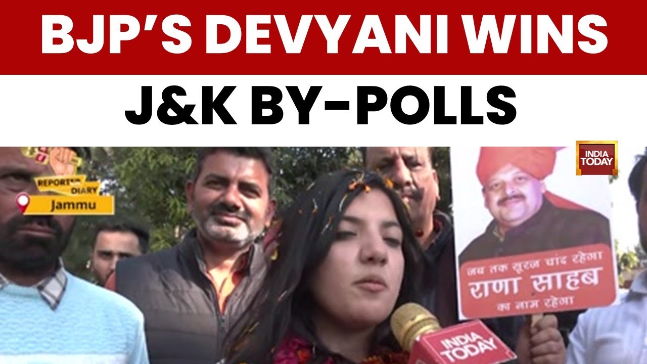 BJP's Devyani Rana Secures Massive Win in J K's Nagrota By-Poll ...