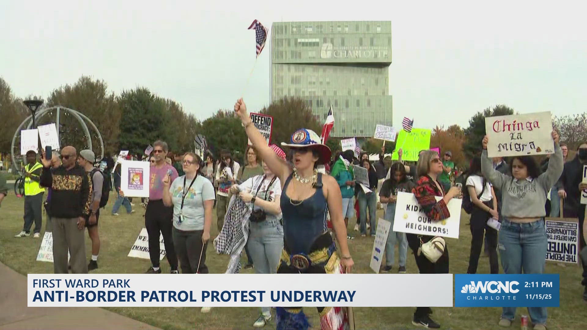 "No hate, no fear, immigrants are welcome here" | People rally against ...