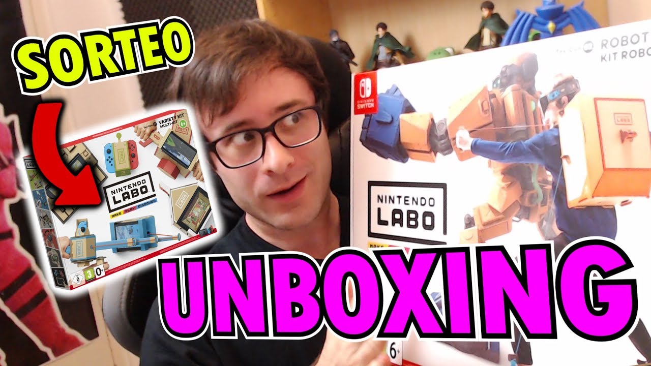 Increíble lo que hay dentro del KIT ROBOT de Nintendo Labo | Unboxing ...