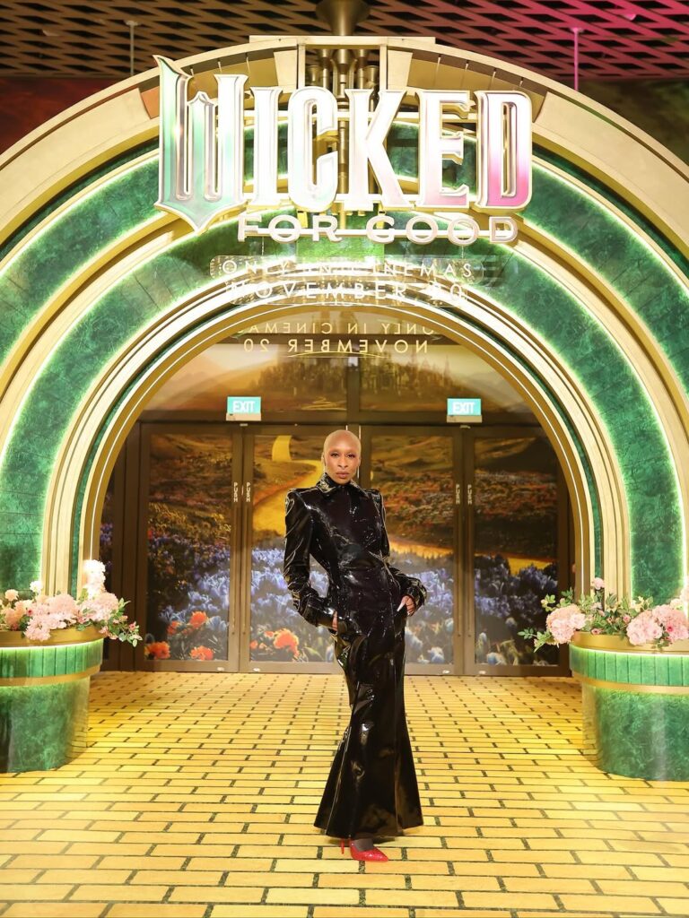 Cynthia Erivo Wore Mugler To The ‘Wicked: For Good’ Singapore Photocall