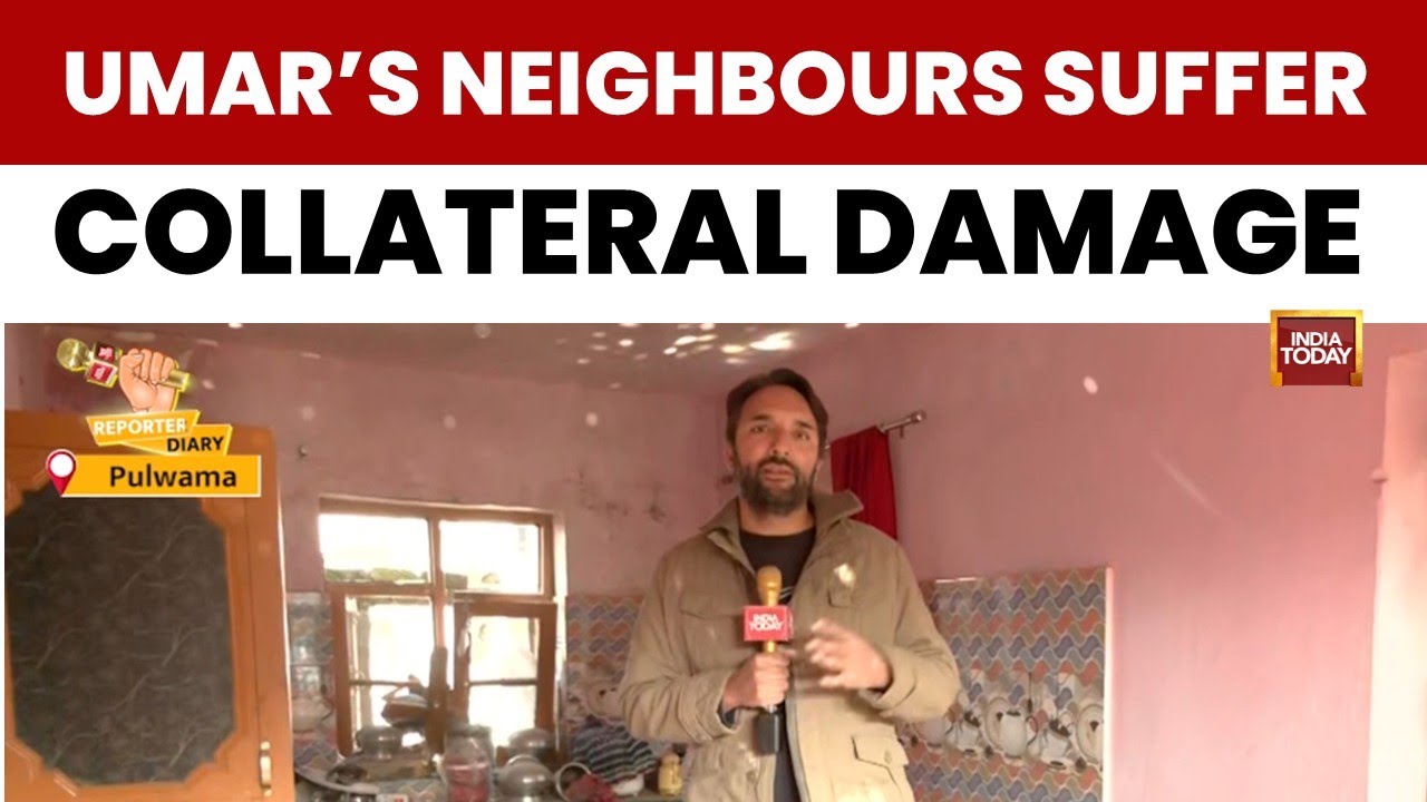 Pulwama Bomber's House Demolished, Neighbours Suffer Collateral Damage ...