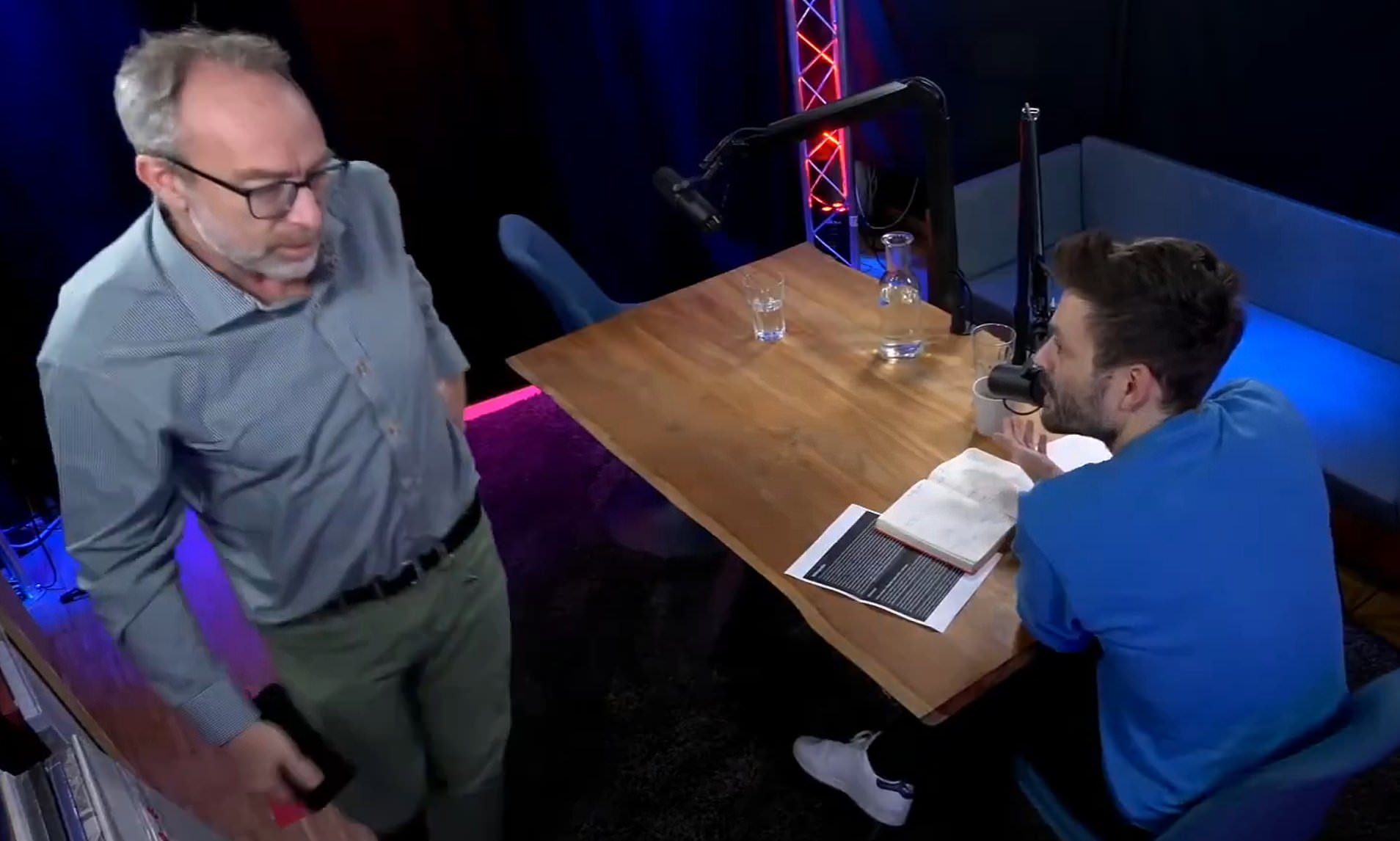 Furious Wikipedia co-founder storms out of interview after refusing to answer basic question