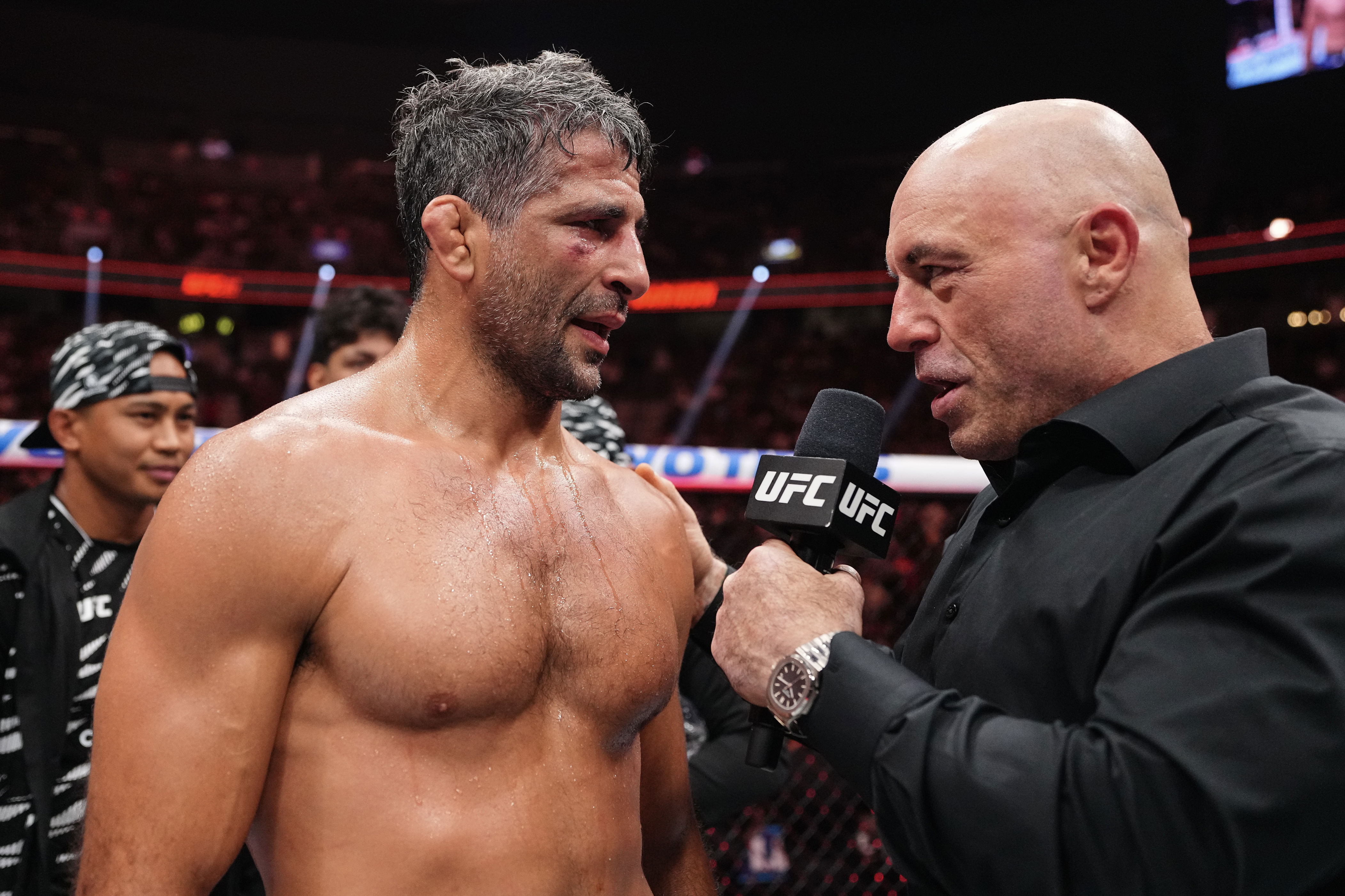 Beneil Dariush reacts to UFC 322 main card promotion over Bo Nickal vs ...